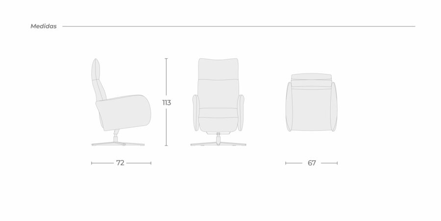 BUTACA DE TEMASDOS MODELO OMEGA – Tienda de muebles online